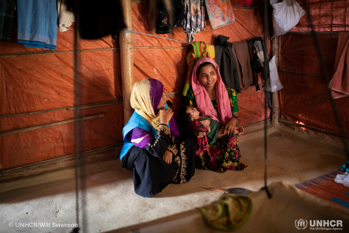 How Rohingya refugees are helping each other survive monsoon season